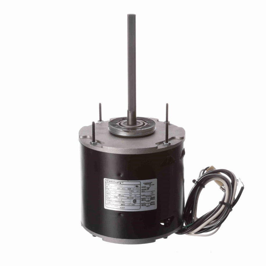 Century OEM Replacement Motor, 1/2 HP, 1 Ph, 60 Hz, 460 V, 1075 RPM, 1